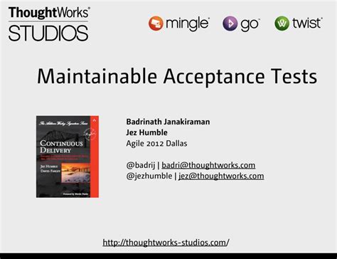 creating maintainable automated acceptance tests speaker deck