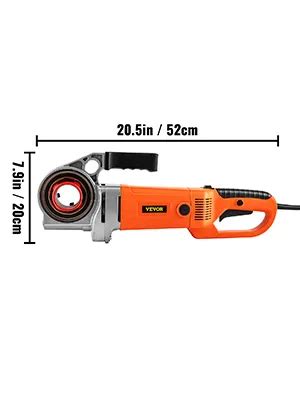 Vevor Electric Pipe Threader 2300w Pipe Threading Machine With 6 Dies
