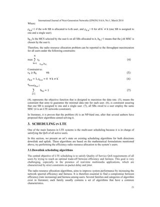 Survey On Scheduling And Radio Resources Allocation In Lte PDF
