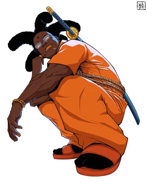 Printable Wall Art KODAK BLACK Illustration Poster Anime Style Manga Style Etsy