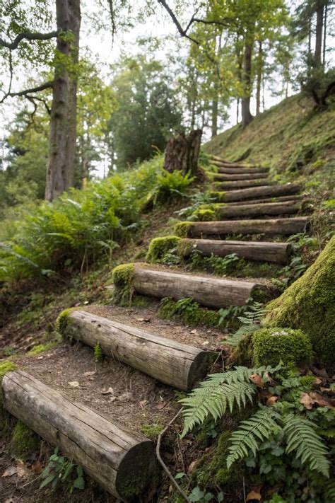 20 Creative Hillside Steps Ideas For Your Garden Natural Hillside