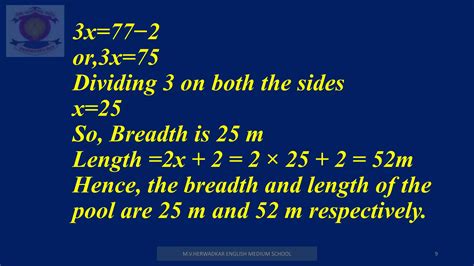 Class 8 C 3 Linear Equation In One Variable Pptx