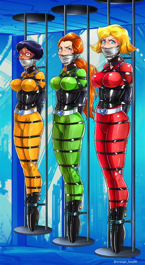Rule 34 3girls Alex Totally Spies Armbinder Ballet Boots Bdsm