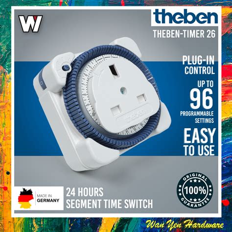 Theben 13a 24hrs Plug In Timer The Ben Time Switch Lazada