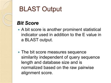 Blast Basic Local Alignment Search Tool Pptx