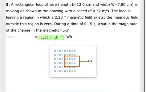 A Rectangular Loop Of Wire Length L120cm ﻿and