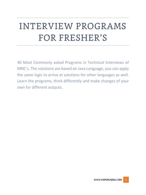 40 Most Commonly Asked Computer Programs In Technical Interviews Pdf String Computer