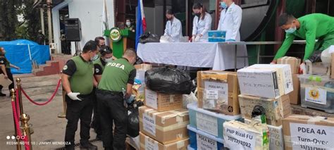 Pdea Destroys P727b Worth Of Dangerous Drugs And Precursor Chemicals