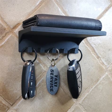 Wall Mounted Key And Wallet Etsy