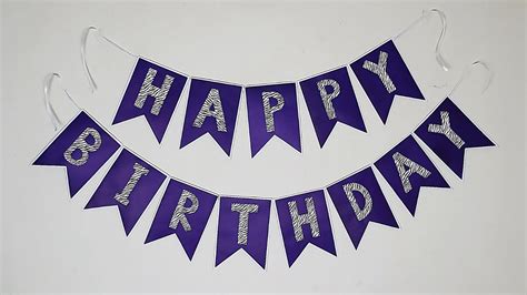 Diy Birthday Banner Tutorial