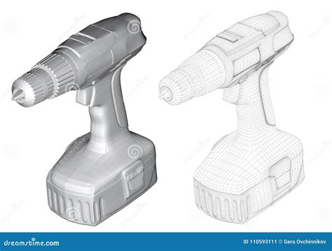 Screwdriver Stock Vector Illustration Of Electric Build 110593111