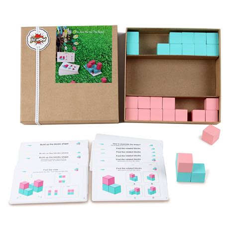 Yowow Educational Wooden Building Blocks Spatial Thinking Training