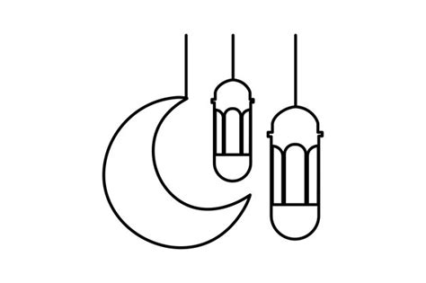 Premium Vector Continuous One Line Ramadan Symbol Mosque Line Concept Outline Vector Art