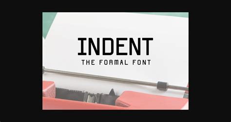 Indent Font Font Canyon