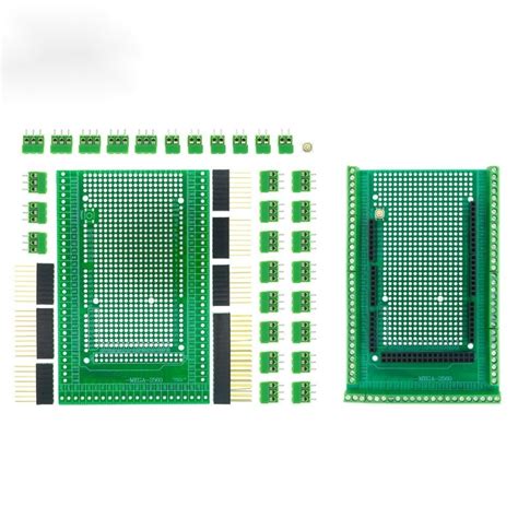 arduino mega 2560 mega2560 r3 용 양면 pcb 프로토 타입 스크류 터미널 블록 실드 보드 키트와 호환