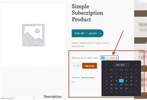 WooCommerce Subscriptions Custom Start Date By Progos CodeCanyon