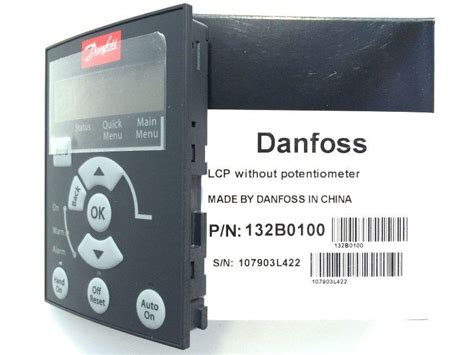 ≡ Панель управления Danfoss Lcp 11 без потенциометра 132b0100