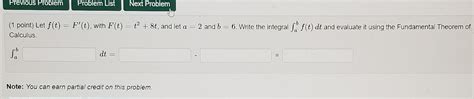Solved Previous Problem Problem List Next Problem 1 Point