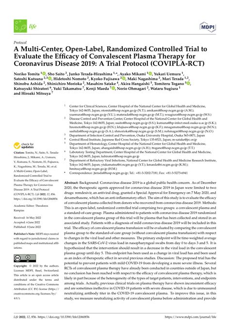 Pdf A Multi Center Open Label Randomized Controlled Trial To
