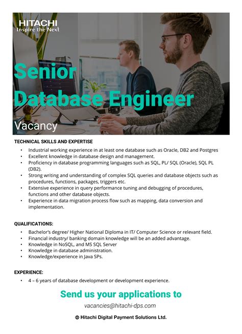 Senior Database Engineer 2025