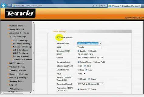 Setting Router Tenda Ruang Soal