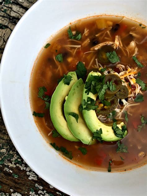 Slow Cooker Chicken Tortilla Soup A Life From Scratch