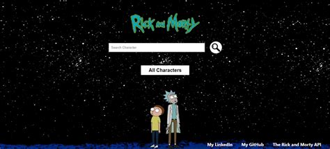 A Simple Wiki For Rick And Morty Made With React