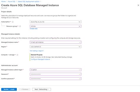 How To Use An Azure Sql Managed Instance
