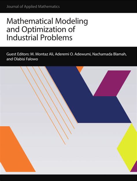 Pdf Mathematical Modeling And Optimization Of Industrial Problems
