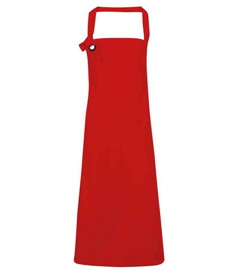 Premier Calibre Bib Apron Red Order Uniform Uk Ltd