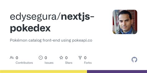 GitHub edysegura nextjs pokedex Pokémon catalog front end using