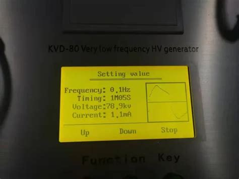 High Voltage Ac Withstand Test Vlf Cable Hipot Tester 80kv 0 1hz Frequency Voltage Test Kit