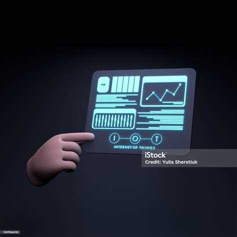 네온 Iot 로고를 들고 손 사물 인터넷 개념 3d 렌더링 그림 3차원 형태에 대한 스톡 사진 및 기타 이미지 3차원 형태 0명 데이터 Istock