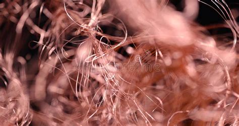 Copper Thin Wire Used In The Manufacture And Manufacture Of Wires Stock Footage Video Of