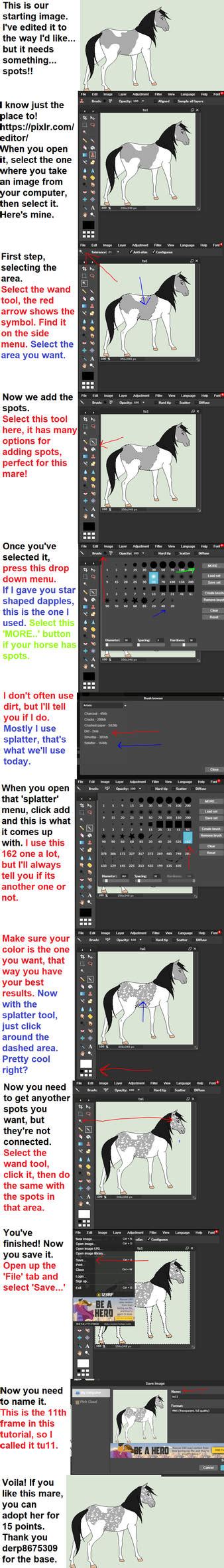 Tutorial For Pixlr By Secretariat1024 On Deviantart