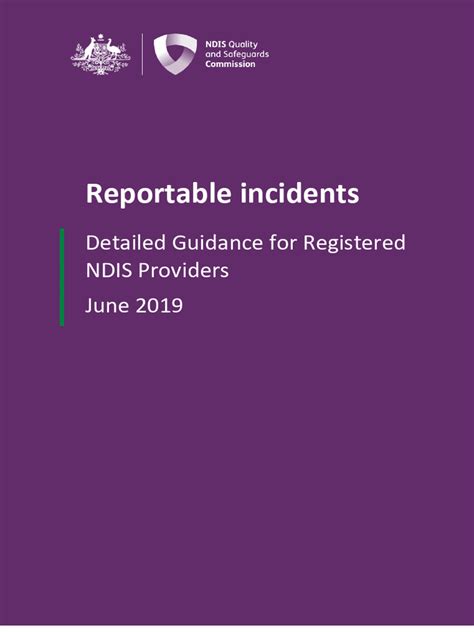 Reportable Incidents Detailed Guidance Registered Pdf Disability