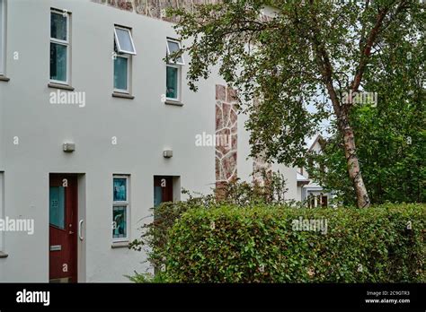 Architectural Details And Lush Garden Scenery In West Kópavogur 50s Reykjavík Working Class