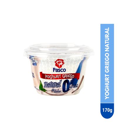 Yoghurt Griego Natural 170g Pasco Productos Lácteos