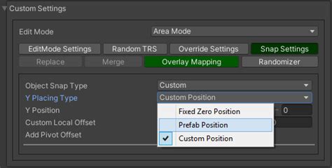 Tabs Overview — Tile Prefab Placer 110 Documentation