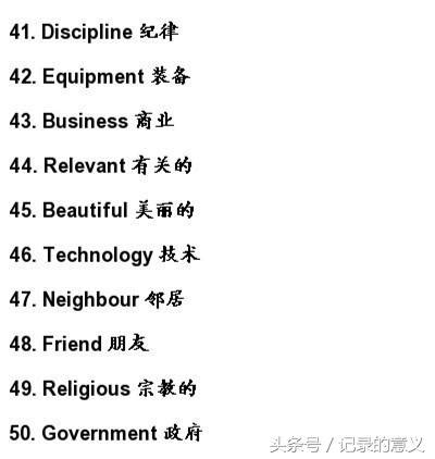 50個很難拼寫的英語單詞小結稍不注意就會出錯 每日頭條