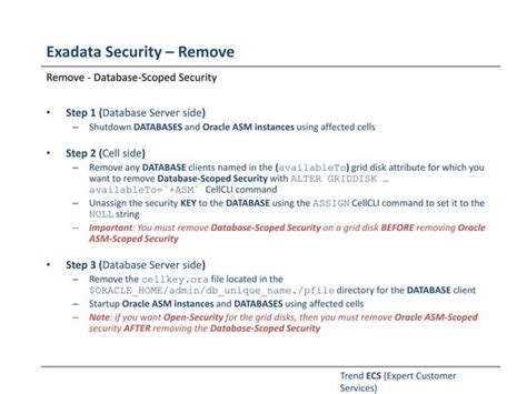 6 Oracle Exadata Security Trend Ecs Final Ppt