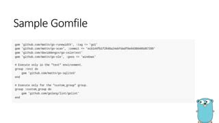 Dependency Management In Golang PPT