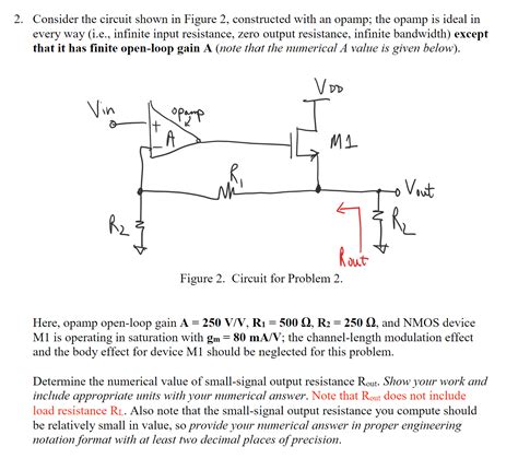 solved here opamp open loop gain a 250vv r1 500Ω r2 250Ω