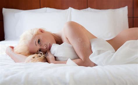 Beautiful Nude Woman In Bed Stock Image Image Of Person Beauty 27644625