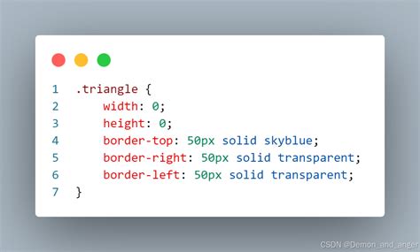 纯css画三角形 Csdn博客 纯css画三角形 Csdn博客