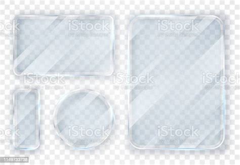 유리 접시 세트 투명 한 배경에 유리 배너입니다 평평한 유리 벡터 일러스트 0명에 대한 스톡 벡터 아트 및 기타 이미지 0명 공란 그림자 Istock