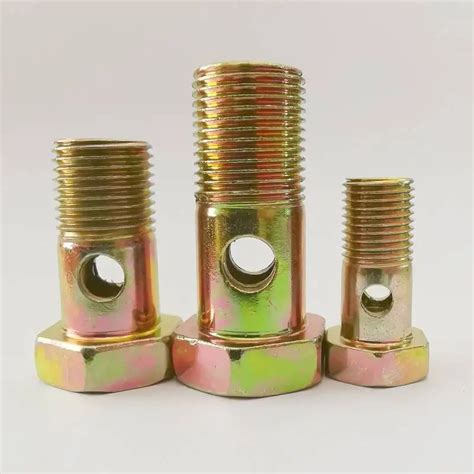 Custom Banjo Bolt Fitting M10 Brake Hose Banjo Parts Bolt Fitting