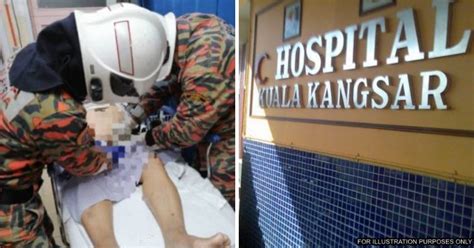 Y O Man In Perak Gets A Ring Stuck To His Penis Firefighters Had To Come Help Remove It