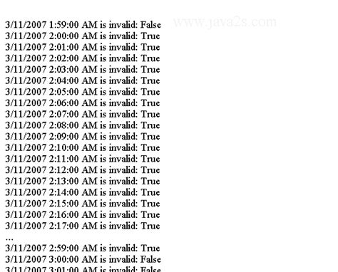 C Tutorial Check If A Particular Date And Time Is Invalid In CSharp