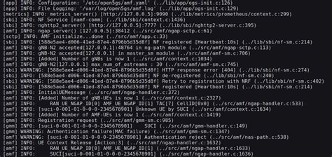 Amf Does Not Appear To Communicate With Other Nfs · Issue 2216 · Open5gsopen5gs · Github